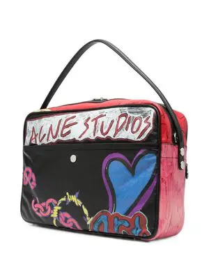 Acne Studios Camero Camera Punk Print Shoulder Bag