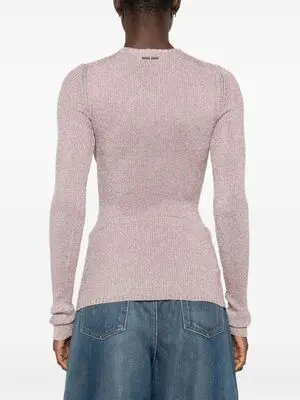 Miu Miu Crewneck Sweater - Multicolor