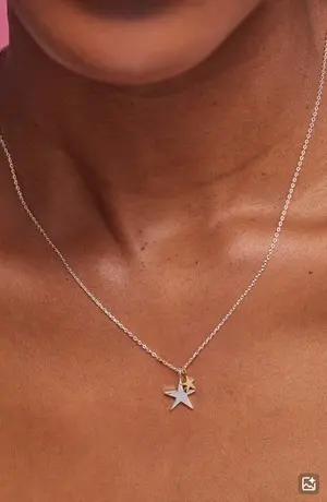 Estée Lauder Double Star Necklace