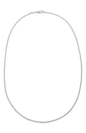 Estée Lauder Box Chain Necklace - Silver