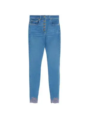 Valentino Garavani Skinny Denim Jeans - Multicolor