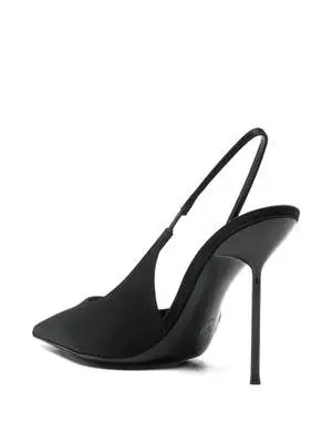 Paris Texas Lidia Leather Slingback Pumps