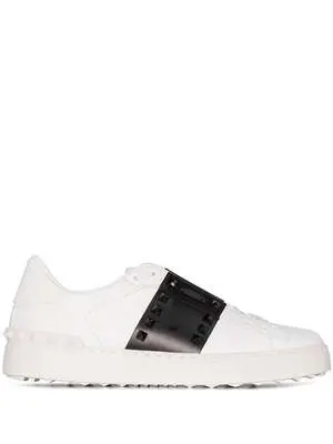 Valentino Garavani Rockstud Untitled Leather Sneakers - Multicolor