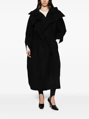 Issey Miyake Wool Long Coat - Multicolor