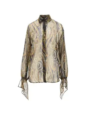 Etro Printed Silk Shirt - Multicolor