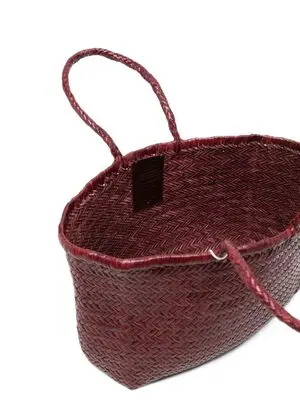 Dragon Diffusion Bamboo Triple Jump Large Basket Bag - Multicolor