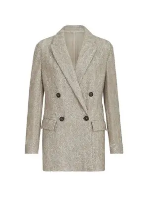 Brunello Cucinelli Double-breasted Jacket - Multicolor