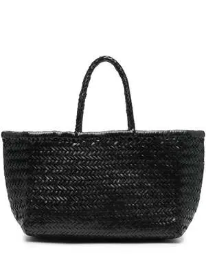 Dragon Diffusion Bamboo Triple Jump Large Basket Bag - Multicolor