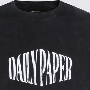 DAILY PAPER Logo Printed Crewneck T-shirt