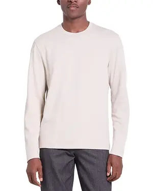 Theory Delroy Jacquard Long Sleeve Tee - Silverstone