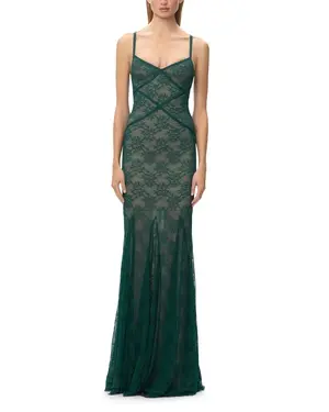 Herve Leger The Jasmine Lace Gown
