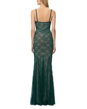 Herve Leger The Jasmine Lace Gown