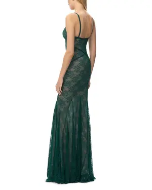 Herve Leger The Jasmine Lace Gown
