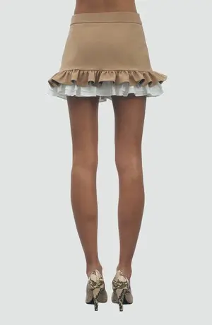 MAUDE CLUB Jamie Ruffle Skort