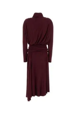 Blumarine Burgundy Jersey Dress