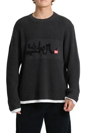 Quiksilver Panel Crewneck Cotton Sweater