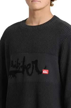 Quiksilver Panel Crewneck Cotton Sweater