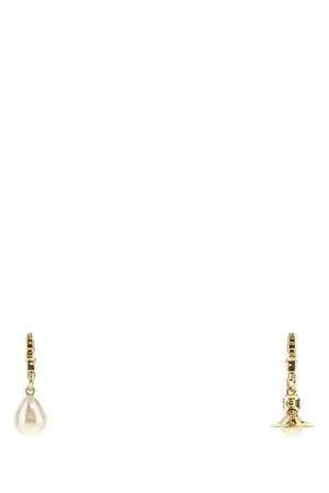 VIVIENNE WESTWOOD Vivienne Westwood Women Gold Metal Small Claude Earrings
