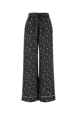 Dolce & Gabbana Printed Silk Pyjama Pant - Multicolor