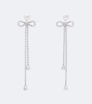 Magda Butrym Embellished Faux Pearl Drop Earrings