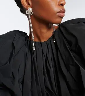 Magda Butrym Embellished Faux Pearl Drop Earrings