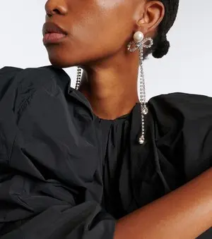 Magda Butrym Embellished Faux Pearl Drop Earrings