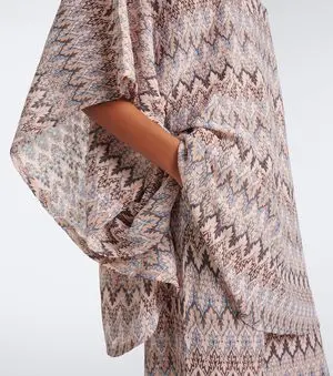 Melissa Odabash Josie Chevron Knitted Kaftan