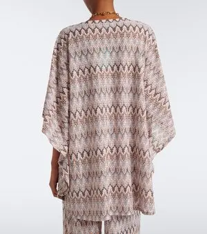Melissa Odabash Josie Chevron Knitted Kaftan