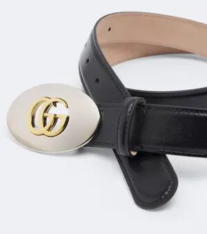 Gucci Double G Leather Belt