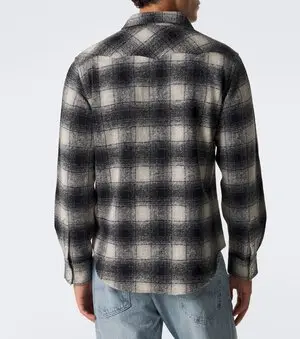 Ralph Lauren Plaid Wool-blend Flannel Shirt