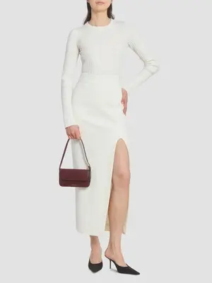 Victoria Beckham Wool-blend Rib-knit Sweater