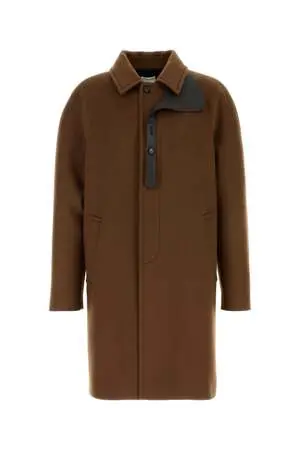 Bottega Veneta Wool Blend Coat - Brown