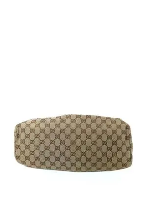 Gucci Gg Wood-frame Handbag - Neutrals