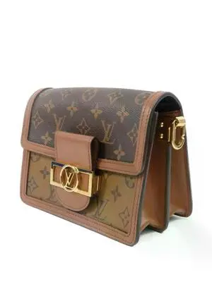 LOUIS VUITTON Mini Dauphine Monogram Reverse Shoulder Bag