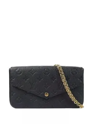 LOUIS VUITTON Felicie Pochette Monogram Empreinte Clutch Bag