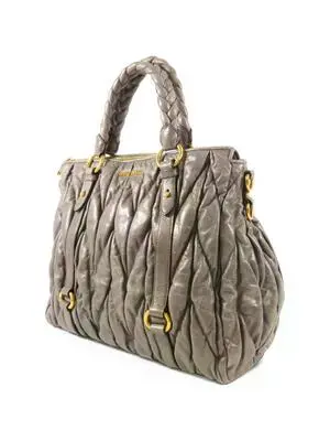 Miu Miu Matelassé Leather Shoulder Bag