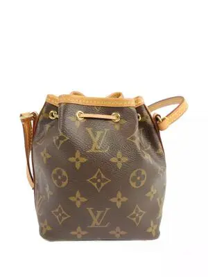 LOUIS VUITTON Nano Noe Monogram Canvas Shoulder Bag