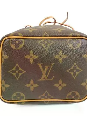 LOUIS VUITTON Nano Noe Monogram Canvas Shoulder Bag