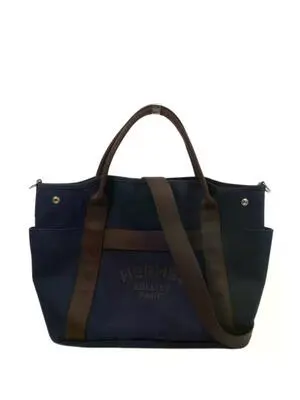 Hermès Sac De Pansage Groom Two-way Tote Bag - Blue