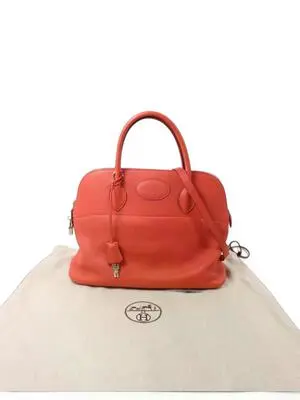 Hermès 2009 35 Bolide Tote Bag - Red