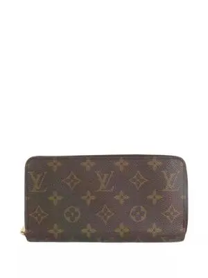 LOUIS VUITTON Monogram Zippy Wallet - Brown