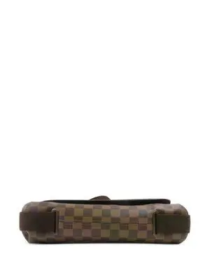 LOUIS VUITTON Mm Brooklyn Damier Ebène Canvas Shoulder Bag