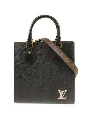 LOUIS VUITTON Sac Plat Bb Epi Tote Bag - Black