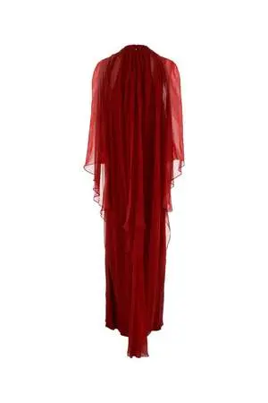 Alberta Ferretti Crepe Long Dress