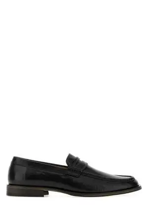 Our Legacy Leather Loafers - Black