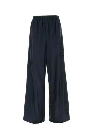 Gucci Navy Poplin Wide-leg Pant