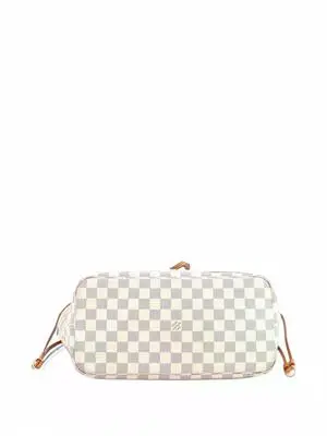 LOUIS VUITTON Neverfull Damier Mm Tote Bag - Neutrals
