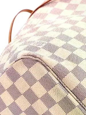 LOUIS VUITTON Neverfull Damier Mm Tote Bag - Neutrals