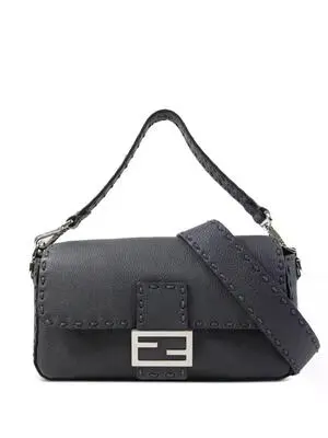 Fendi Medium Baguette Shoulder Bag - Grey