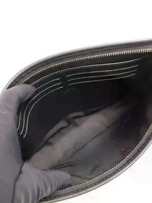 LOUIS VUITTON Mm Monogram Eclipse Pochette Voyage Clutch Bag